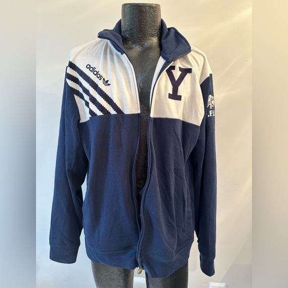 adidas Originals | Jackets & Coats | Adidas Vintage Zip Up Yale Rowing ...